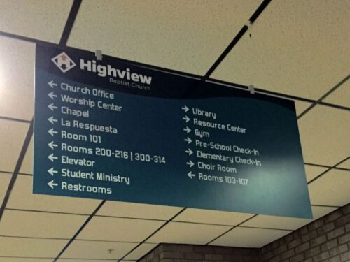 Directional Signs – All American Signs & Graphics